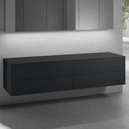 neoro n50 Unterschrank B: 200 cm mit 4 Ausz&uuml;gen, 2#BN0423BM+BN0406BM,