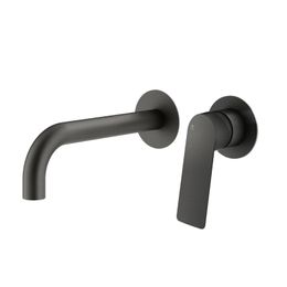 Mariner Tao Wand-Waschtischarmatur Ausladung: 250 mm, inklusive smart Grundk&ouml;rper, TAO1111-GR+INT0055-00+BOT0258-GR,