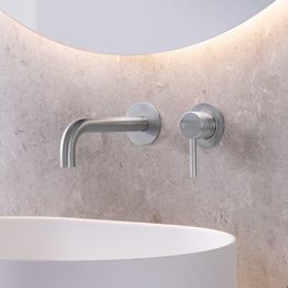 Mariner Logica Wand-Waschtischarmatur Ausladung 212 mm, f&uuml;r smart Grundk&ouml;rper, LOG1111-CS+BOT0058-CS,