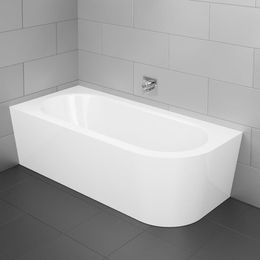 Bette Starlet Silhouette Eck-Badewanne, mit Sch&uuml;rze, 6660-000CERVK+B601-000,