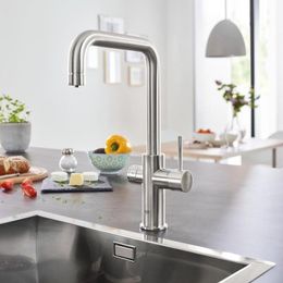 Grohe Blue Home K&uuml;chenarmatur, mit Filtersystem, schwenkbar, 31456DC1,