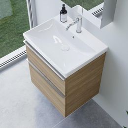 Villeroy & Boch Villeroy & Boch Avento Waschtisch, evineo ineo4 Unterschrank B: 60 cm, 2 Ausz&uuml;ge, mit Griff,, 415860R1+BE0808OA,