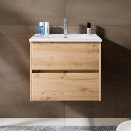 RIHO Porto Schrank mit Slim Waschtisch, 2 Ausz&uuml;ge, F014005DP6+W018012005,