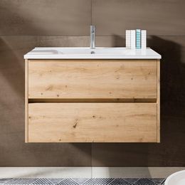 RIHO Porto Schrank mit Waschtisch, 2 Ausz&uuml;ge, F014006DP6+W018006005,