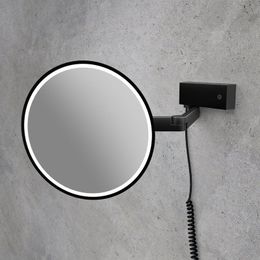 Viverso Zoom me Kosmetikspiegel mit 5-facher Vergr&ouml;&szlig;erung, Beleuchtung dimmbar, VM6201MB+VM90EUGB,
