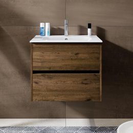 RIHO Porto Schrank mit Waschtisch, 2 Ausz&uuml;ge, F014003DP7+W018005005,