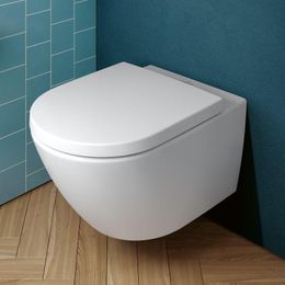 Villeroy & Boch Villeroy & Boch Subway 3.0 Wand-WC mit TwistFlush, 4670T0RW+8M42S1RW,