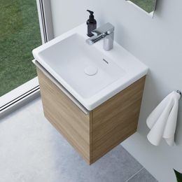 Villeroy & Boch Villeroy & Boch Subway 3.0 Handwaschbecken, evineo ineo4 Unterschrank B: 50 cm, 1 Tür rechts, mit Griff,, 4370FFRW+BE0807OA,