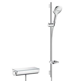 Hansgrohe Raindance Select E Aufputz-Duscharmatur mit Thermostat, 27039000,