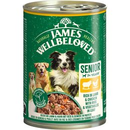 James Wellbeloved Senior Lamm & Huhn Pastete 6x400 g
