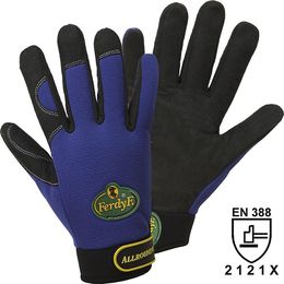 Leipold+D&ouml;hle Leipold+D&ouml;hle Handschuhe ALLROUNDER, royalblau / schwarz, 1 Paar, Gr&ouml;&szlig;e 8 (M)
