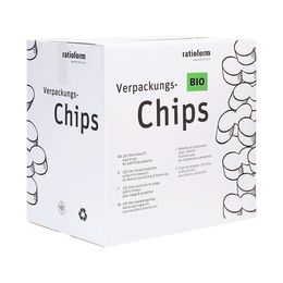 ratioform terra Verpackungschips flo-pak BIO, Inhalt 130 l, im Spendekarton, grün, ab 2 Stk