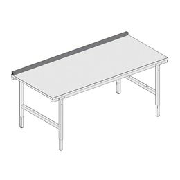 R&uuml;ckwandboard, HxBxT 40 x 2000 x 40 mm, rot kaiserkraft