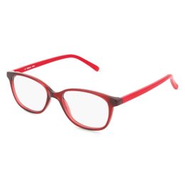 Fielmann JIL 029 CL Brille Teenager | Fassung: Vollrand, Butterfly, Burgunder Rot