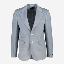 Grauer Blazer aus Wollmischung
