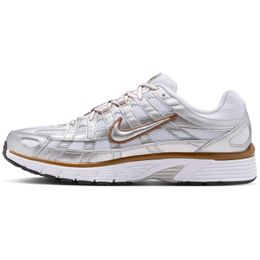 Nike P-6000 Sneaker Damen - silber - Gr. 40 1/2 - Mesh/Leder/Synthetik
