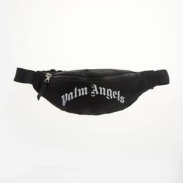 Palm Angels Schwarze G&uuml;rteltasche mit Logo
