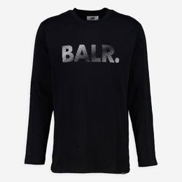 BALR Schwarzes Sweatshirt mit Logo-Detail