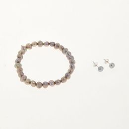 2-teiliges Schmuckset aus Armband und Ohrsteckern