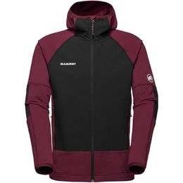 Mammut Massone Fleecejacke Herren - rot - Gr. M - Elastan/Polyester