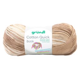 gr&uuml;ndl Cotton Quick Batik von Gr&uuml;ndl, Natur/Braun/Beige, aus Baumwolle