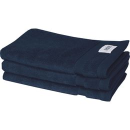 Sch&ouml;ner Wohnen Kollektion G&auml;stehandtuch, B:30cm L:50cm, blau, SCH&Ouml;NER WOHNEN-KOLLEKTION, Frottier, Obermaterial: 100% Baumwolle, Handt&uuml;cher, "Cuddly", schnell trocknende