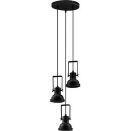 NOVA LUCE H&auml;ngeleuchten "RUVI", 3, &Oslash; 12cm H: 120cm, 1 Stk., schwarz, Esszimmer, Leuchten, Ohne Beleuchtung