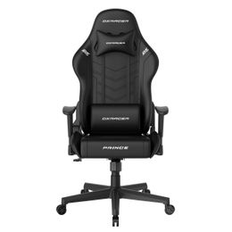 DXRacer Gaming-Stuhl "Prince Gaming Chair Regular L, PVC, schwarz schwarz", schwarz, Stühle
