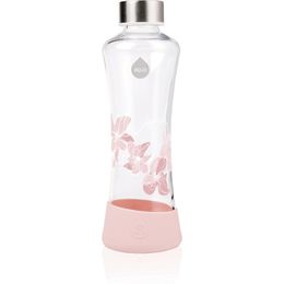 Equa Trinkflasche "Urban Jungle - Magnolia", 550ml, rosa, Trinkflaschen, Borosilikatglas, 550 ml
