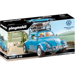 Playmobil Kinder Konstruktions-Spielset "Volkswagen Käfer (70177)", blau, Kunststoff, Spielbausteine, VW Lizenz