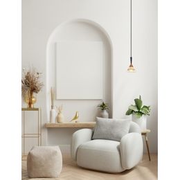 NOVA LUCE Pendelleuchte "PALUZ", 1, &Oslash; 10,5cm H: 180cm, 1 Stk., schwarz, Esszimmer, Leuchten