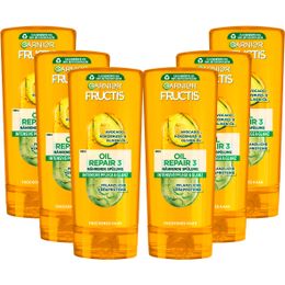 Garnier Haarspülung "Garnier Fructis Oil Repair Spülung 3", 1.200ml, orange, Haarpflegemittel, Intensive Pflege für trockenes Haar