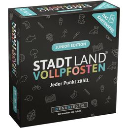 DENKRIESEN Jungen Spiel "Stadt Land Vollpfosten, Junior Edition", bunt, Spiele, Made in Germany