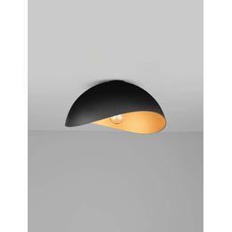NOVA LUCE Deckenleuchte "OPSI", 1, &Oslash; 40cm H: 20cm, 1 Stk., schwarz, Wohnzimmer, Leuchten
