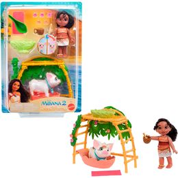 Mattel Kinder Anziehpuppe "Disney Vaiana 2 Badespaß Spielset", bunt, Puppen