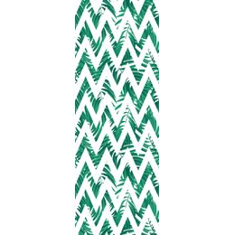 queence Vinyltapete "Muster-Gr&uuml;n", B/L: 0,9mm x 2,5mm, bunt, Tapeten, 90x250cm, selbstklebend, kinderleichte Anbringung,, Sticker