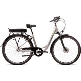 SAXONETTE E-Bike "Advanced Plus", 50cm, 28 Zoll (71,12cm), silber, Elektrofahrräder, Pedelec, Elektrofahrrad für Damen u. Herren