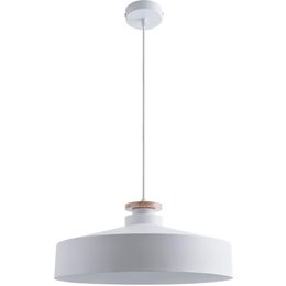 Paco Home Pendelleuchte "JACK T", 1, &Oslash; 45cm H: 20cm, wei&szlig;, Esszimmer, Leuchten, H&auml;ngelampe Esszimmer K&uuml;chenlampe Esstischlampe Skandinavisch E27