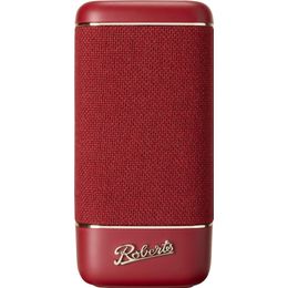 Roberts Radio Bluetooth-Speaker "Beacon 335", B:9,3cm H:19cm T:9,4cm, rot, Lautsprecher