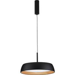 NOVA LUCE Pendelleuchte "SIGI", 1, Ø 45cm H: 180cm, 1 Stk.schwarz, holz, Esszimmer, Leuchten