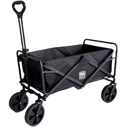 Happy People Kinder Bollerwagen "Faltbarer Bollerwagen ca. 100x50x59cm", schwarz, Polyester, Bollerwagen, faltbar