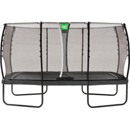 EXIT Kinder Gartentrampolin "Allure Classic", B/L/T: 437cm x 266cm, schwarz, Trampoline, mit Sicherheitsnetz