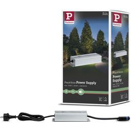 Trafo Paulmann, B:7cm H:4cm T:19,1cm, silber, Netzteile, "Outdoor Plug & Shine Power Supply Silber Alu", IP67 150W 24V DC