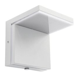 NOWA LED Außen-Wandleuchte "LASSAN", 1 Stk.weiß, Leuchten, Außenlampe/Wand/weiß/IP54/BxH: 145x145mm