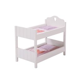 Roba Kinder Puppenbett "Fienchen - Weiß-Lila", lila, B:52cm H:45,5cm T:30cm, Puppenmöbel