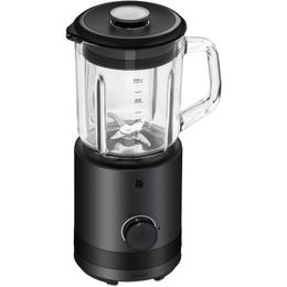WMF Standmixer "KÜCHENminis", B:16,5cm H:33cm T:17cm, schwarz, Zerkleinerer, 0,8 Liter, Cromargan, 5 Geschwindigkeitsstufen, Edelstahlklinge