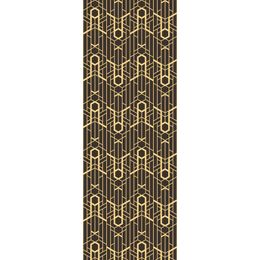 queence Vinyltapete "Liv", B/L: 0,9m x 2,5m, Rollen: 1, gold, Tapeten, 90x250cm, selbstklebend, kinderleichte Anbringung,, Sticker