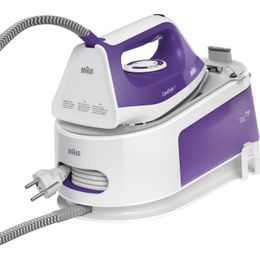 Braun Dampfb&uuml;gelstation "CareStyle 1 IS 1014 VI - 6,0 bar, 360 g Dampfsto&szlig;, 1,5 l Wassertank", lila, Dampfb&uuml;gelstationen, 120 g Dampfmenge,