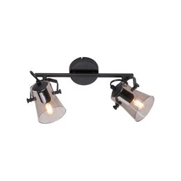 JUST LIGHT Wandleuchte "TINULA", 2, 1 Stk., schwarz, Wohnzimmer, Leuchten, ExklusiveE14