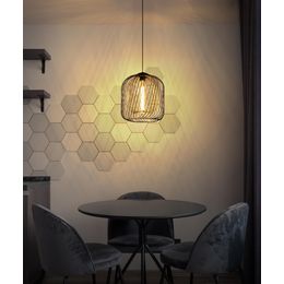 Globo LIGHTING H&auml;ngeleuchte "DICHTI", &Oslash; 35cm H: 150cm, 1 Stk., schwarz, Wohnzimmer, Leuchten, H&auml;ngelampe/Pendelleuchte/Esszimmer/Wohnzimmer/Esstisch